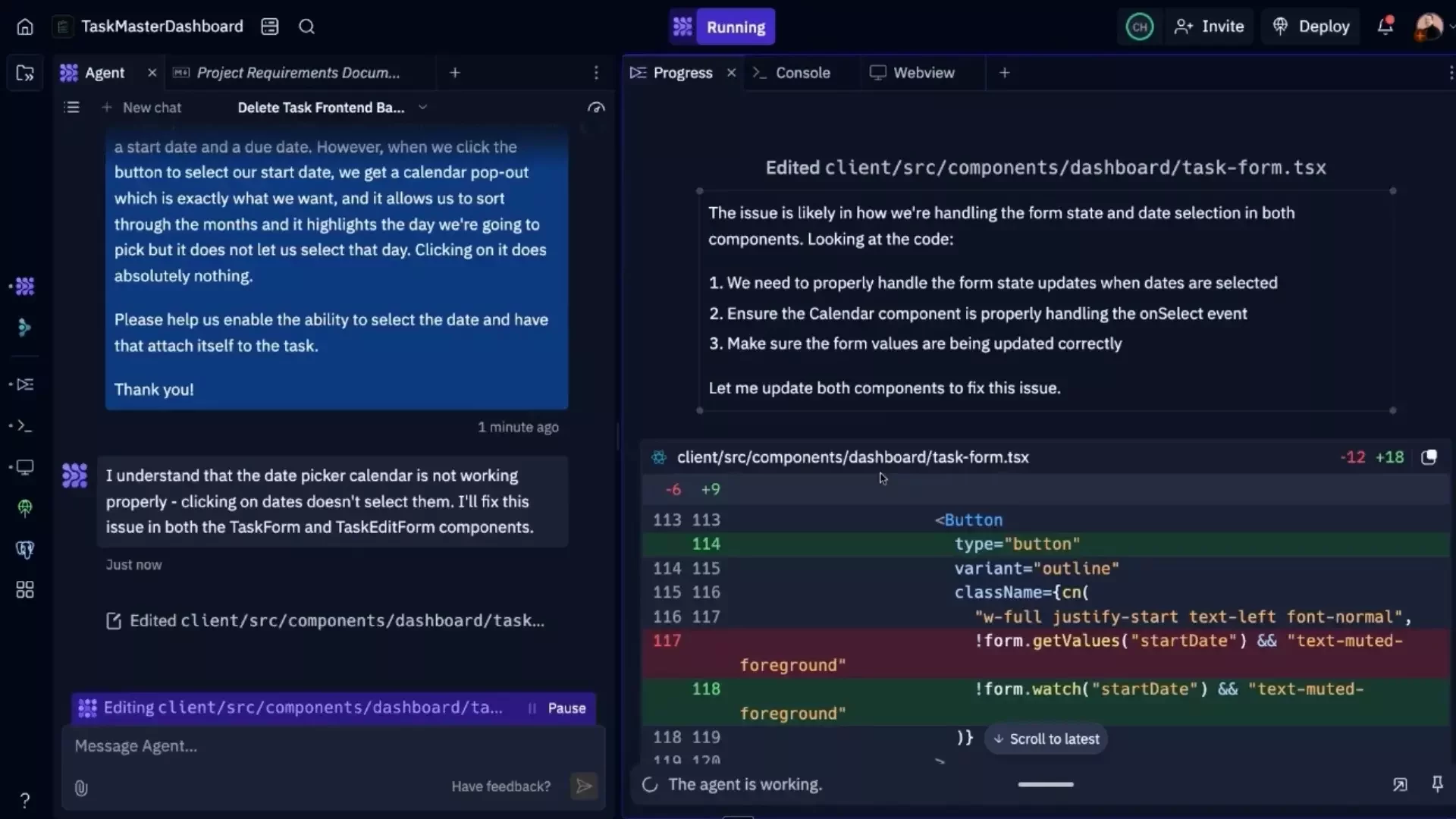 Trying to Debug Errors in Our App (How To) | Build a To-Do List App with Replit Agent | Treehouse