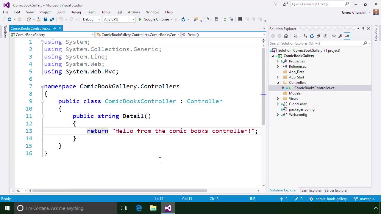 Using Action Result Types How To Aspnet Mvc Basics Treehouse