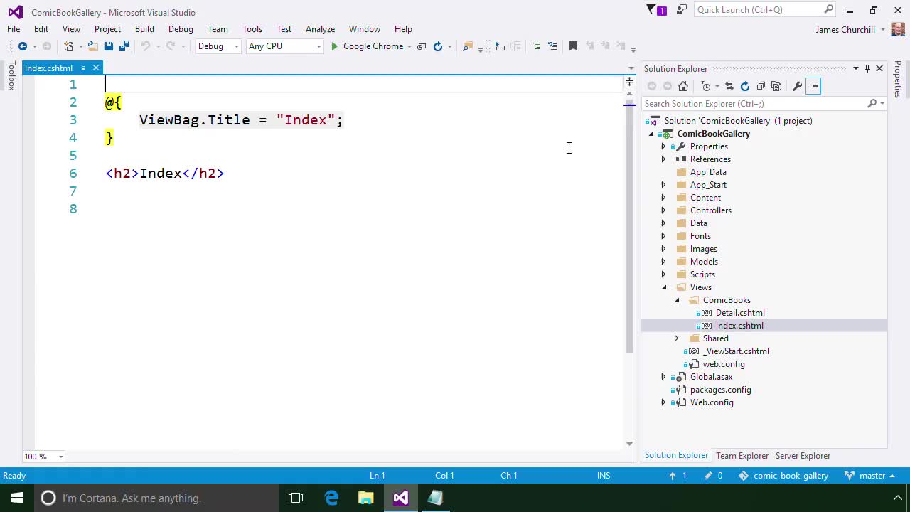 Finishing the List View (How To) | ASP.NET MVC Basics | Treehouse