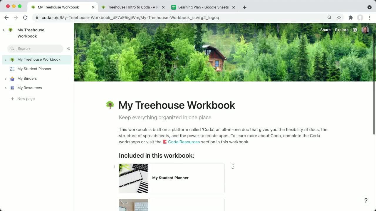 Explore and Set up Your Learning Workbook (How To) | Learning with Coda ...