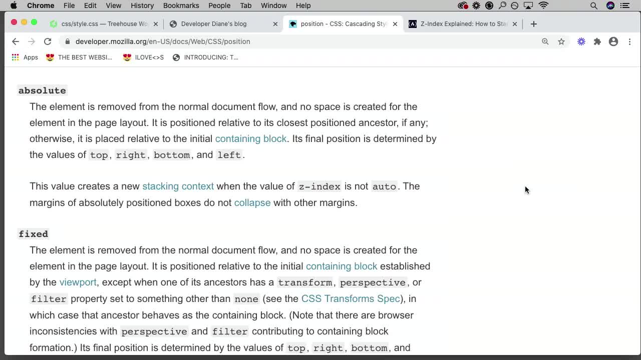 Fixed and Sticky Positioning (How To) | CSS Layout | Treehouse