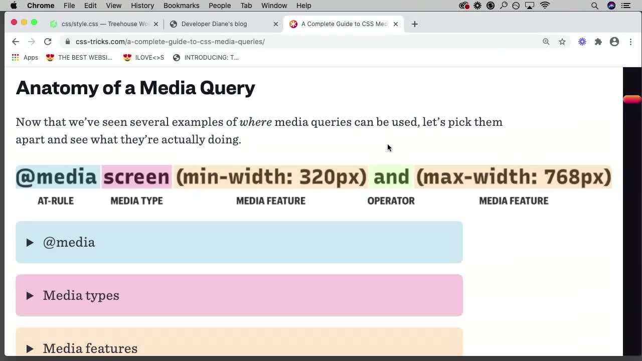 Targeting Media Features (How To) | CSS Layout | Treehouse