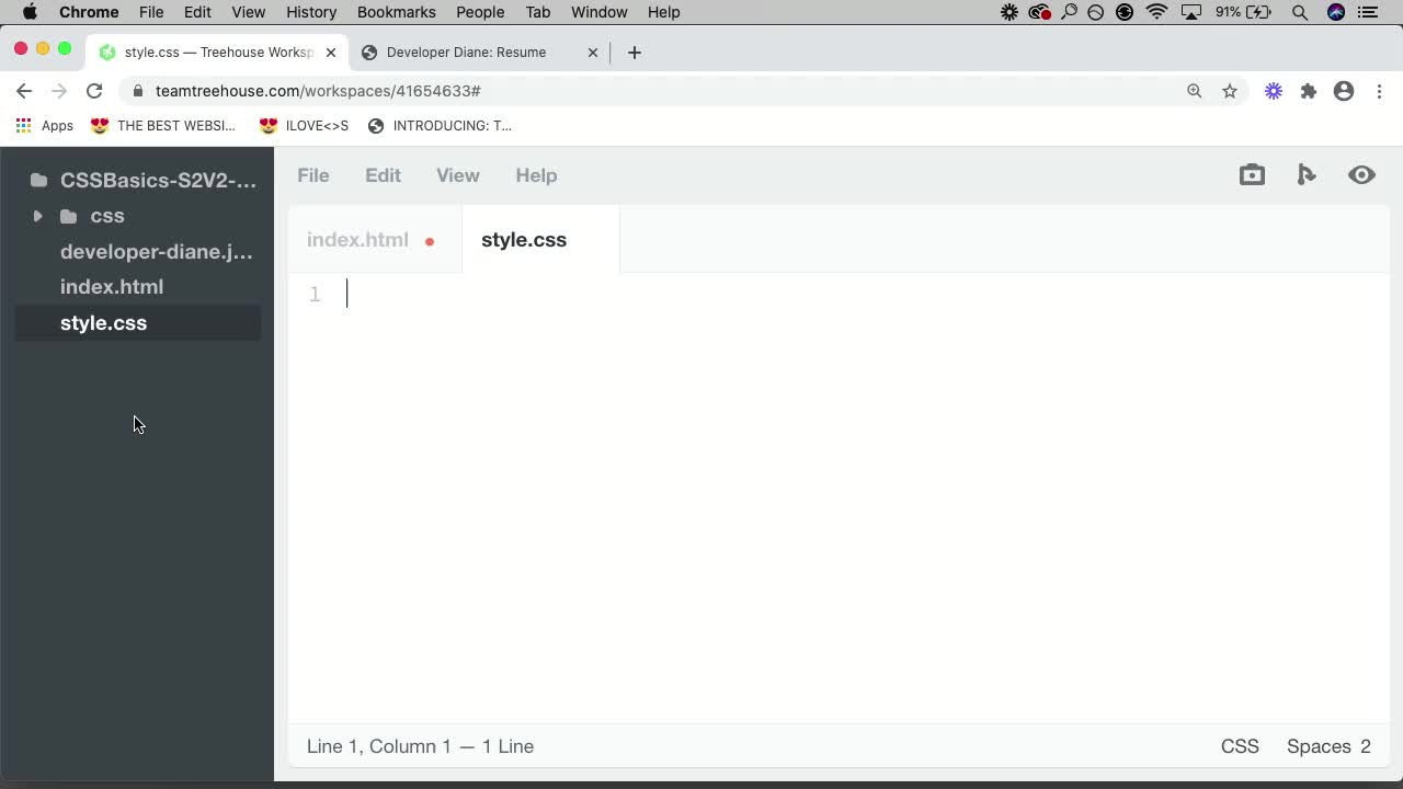 Adding CSS to HTML: External Stylesheets (How To) | CSS Basics | Treehouse