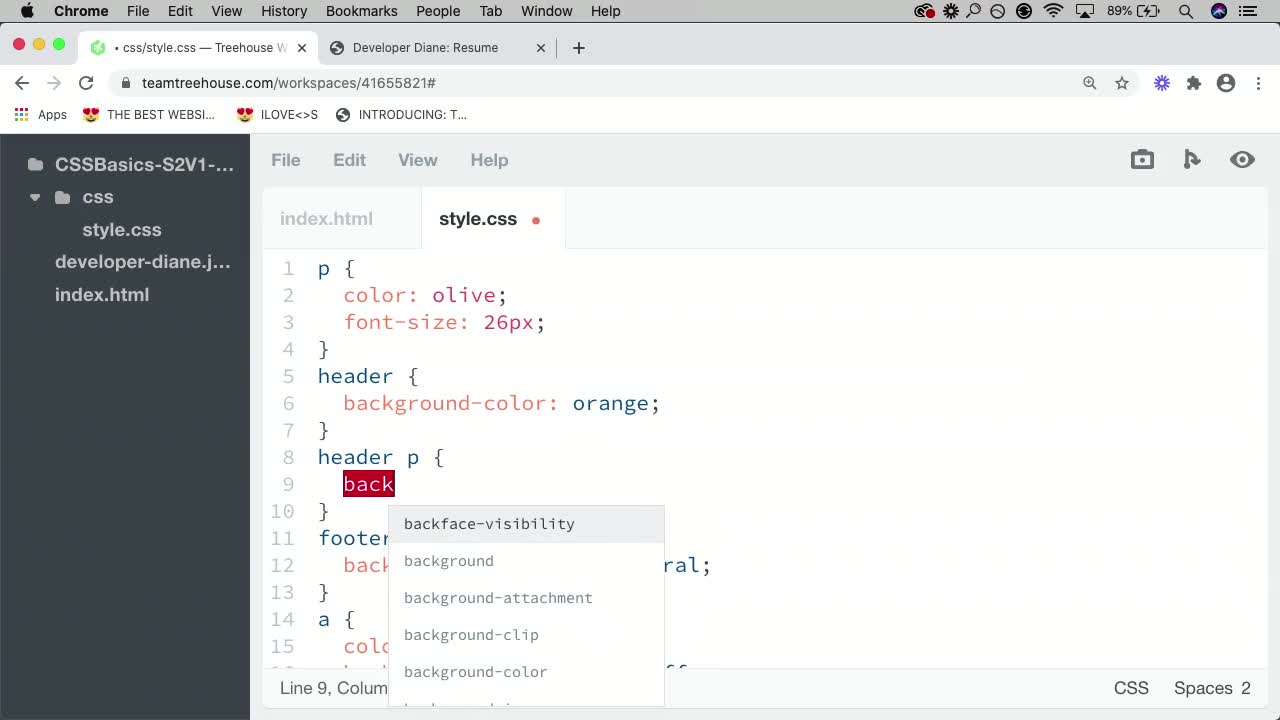 Descendant Selectors (How To) | CSS Basics | Treehouse