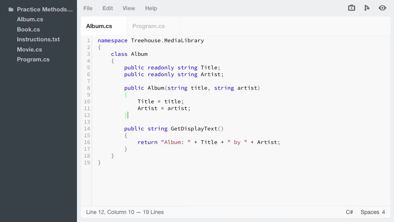 Adding a Method Overload (How To) | Practice Methods in C# | Treehouse