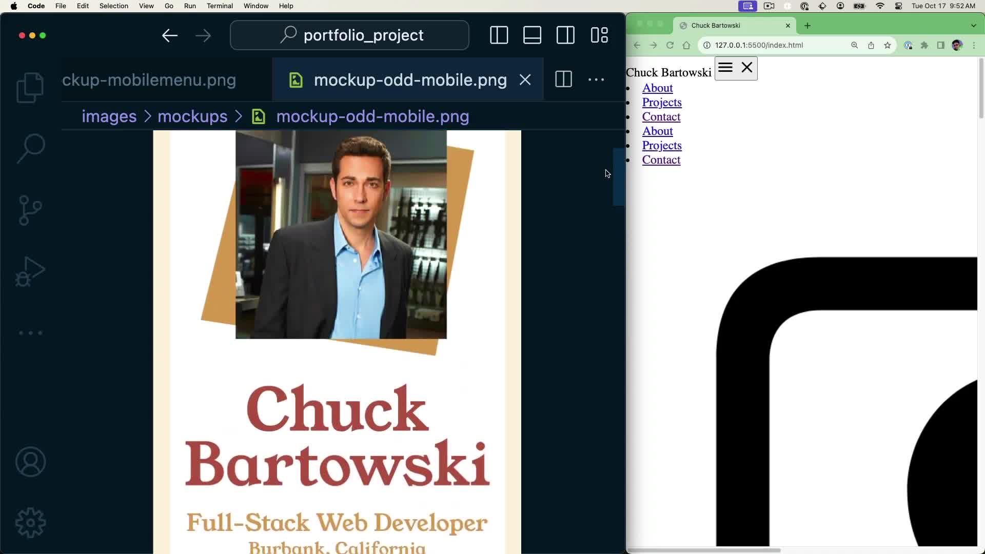 Styling the Header and Navigation (How To) | Create a Portfolio Using ...