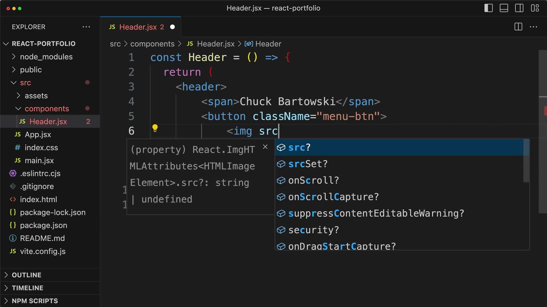 Creating Our Components (How To) | Create a Portfolio Using React | Treehouse