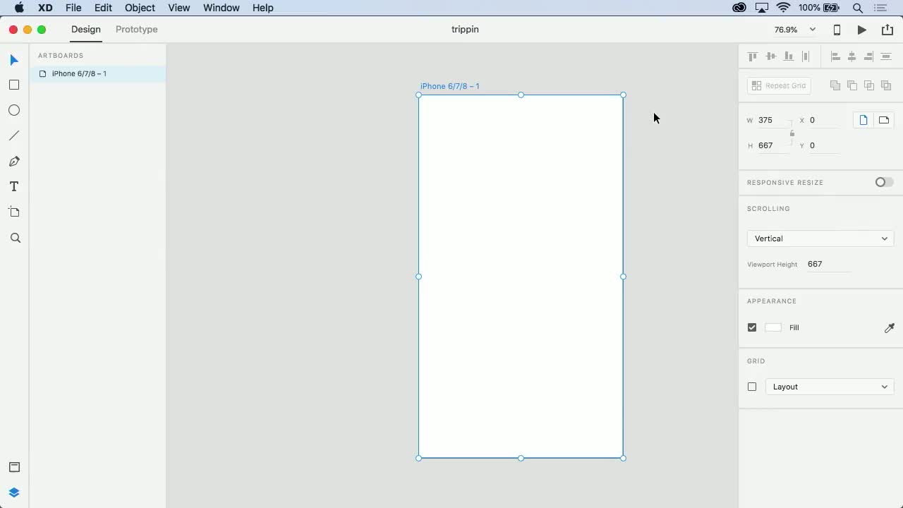 Navigating the Workspace (How To) | Prototyping with Adobe XD | Treehouse