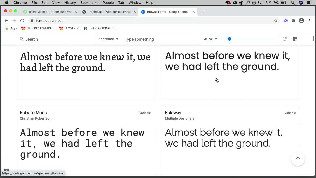 Google Fonts (How To) | Enhancing Design with CSS | Treehouse
