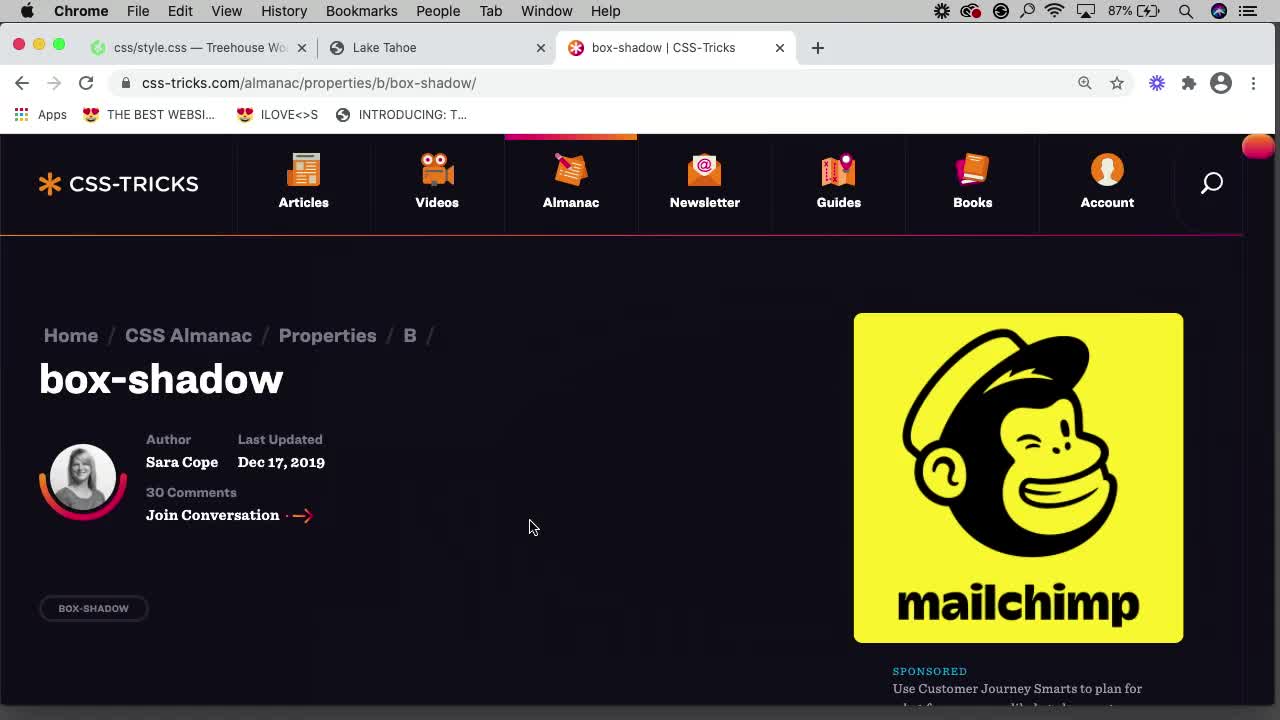 Box Shadows (How To) | Enhancing Design with CSS | Treehouse