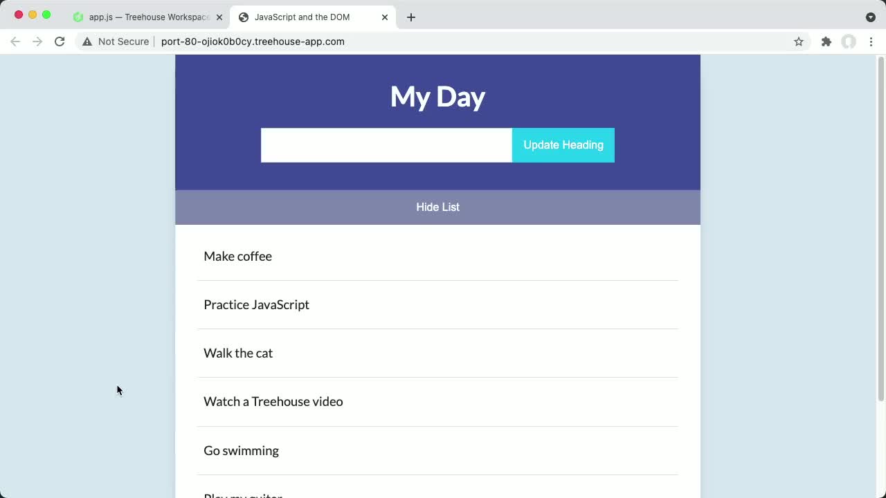 Create New DOM Elements (How To) | JavaScript and the DOM | Treehouse