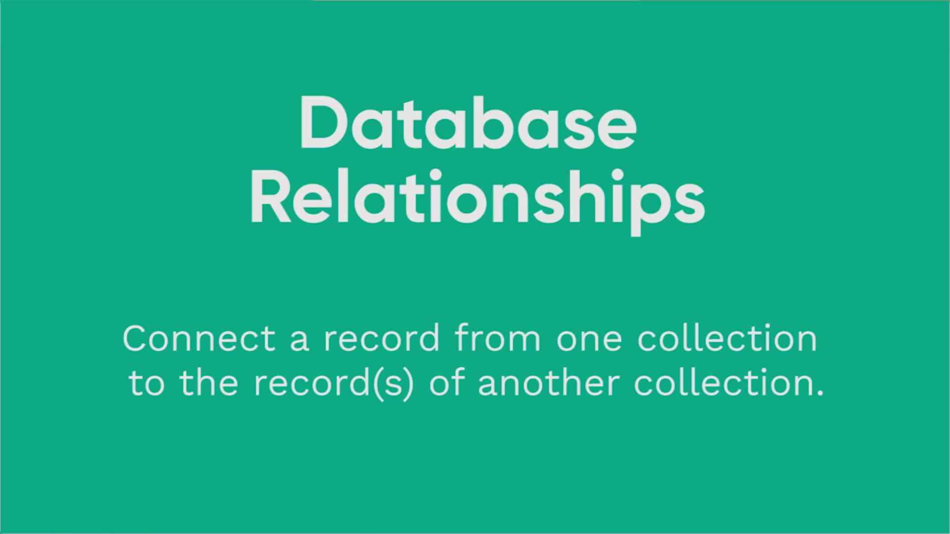 Database Relationships (How To) | Getting Started in Adalo | Treehouse