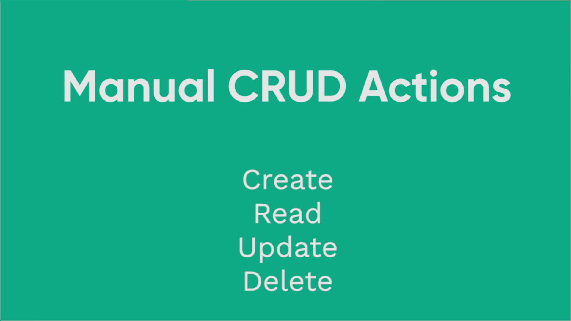 Manual CRUD Actions (How To) | Getting Started in Adalo | Treehouse