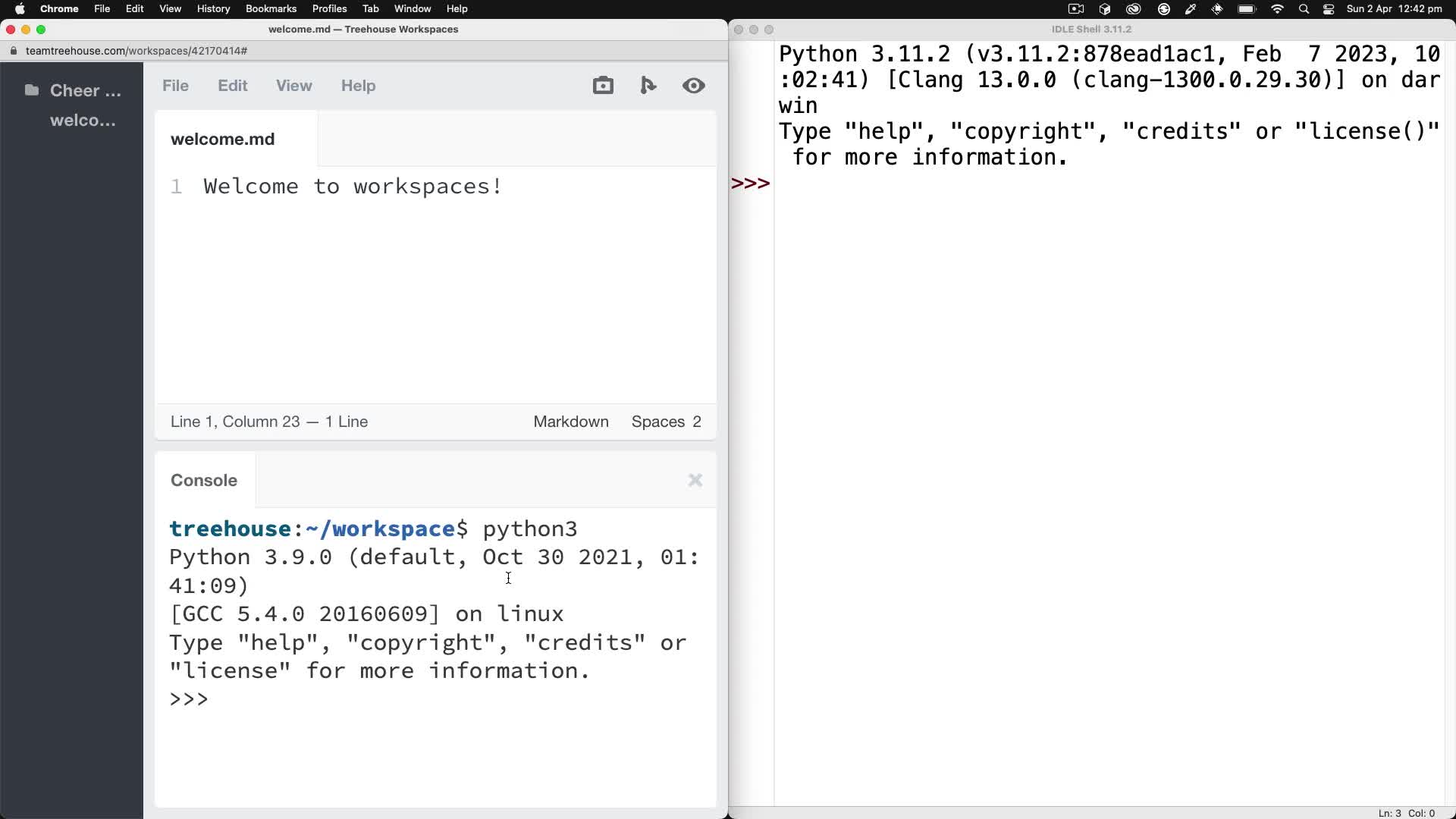 IDLE (How To) | How to Install Python (macOS) | Treehouse