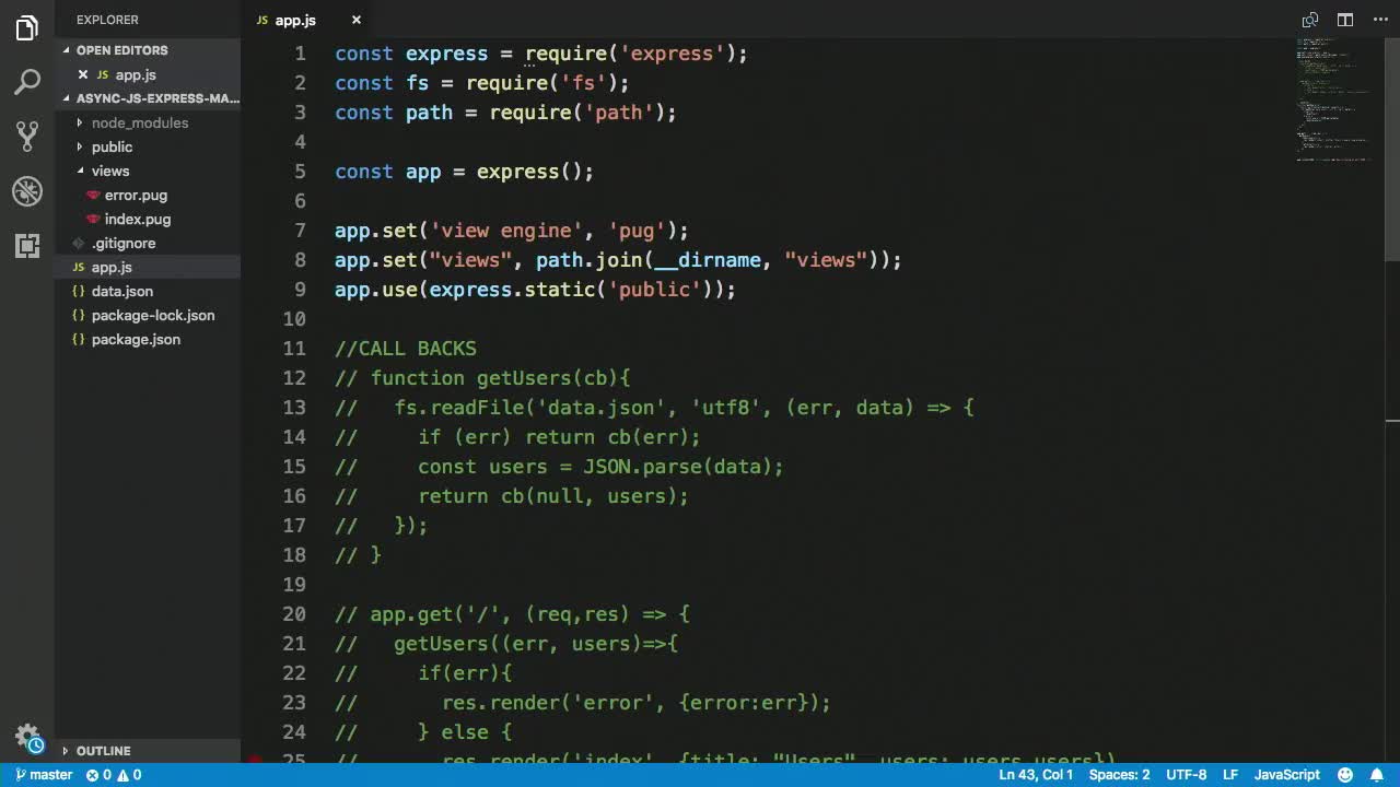 Refactor Using Async/Await (How To) | Asynchronous Code in Express | Treehouse