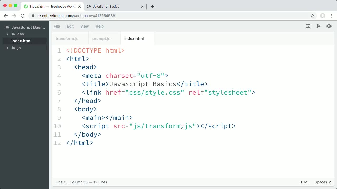 Capture Input How To Javascript Basics Treehouse