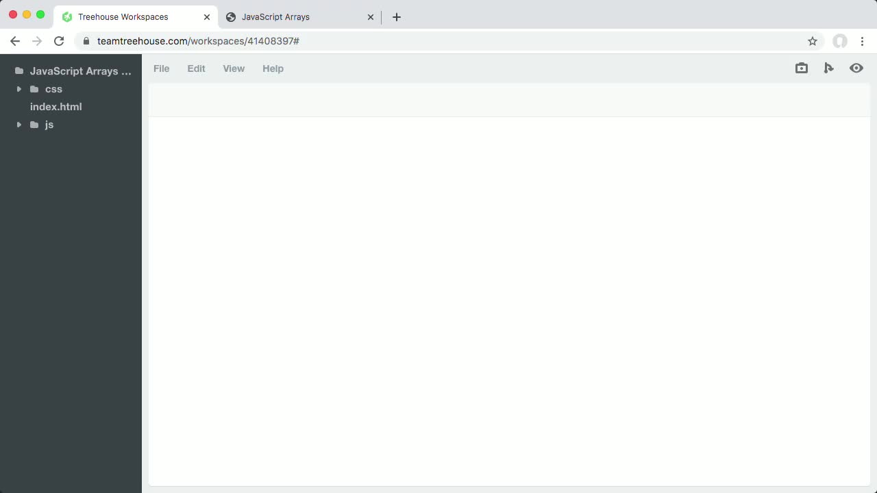 Search for a Value in an Array (How To) | JavaScript Arrays | Treehouse