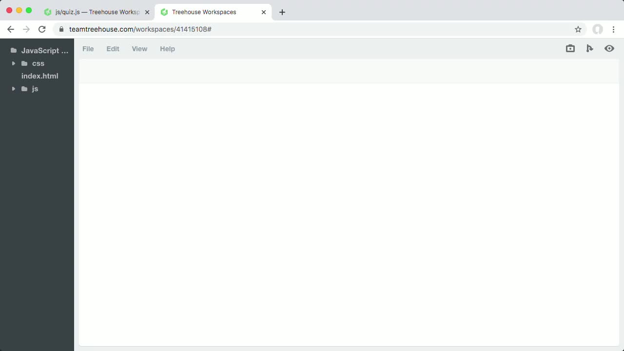 Build a Quiz Challenge (How To) | JavaScript Arrays | Treehouse