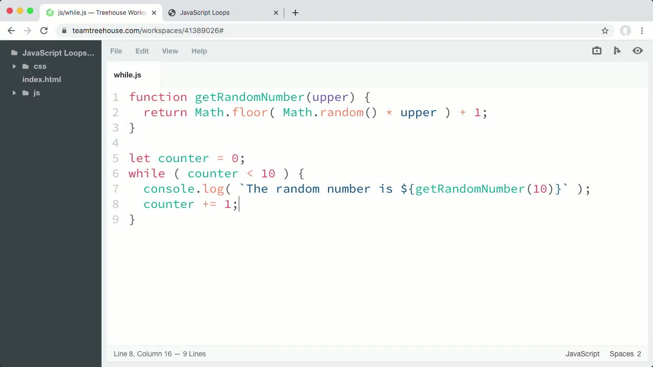The do...while Loop (How To) | JavaScript Loops | Treehouse