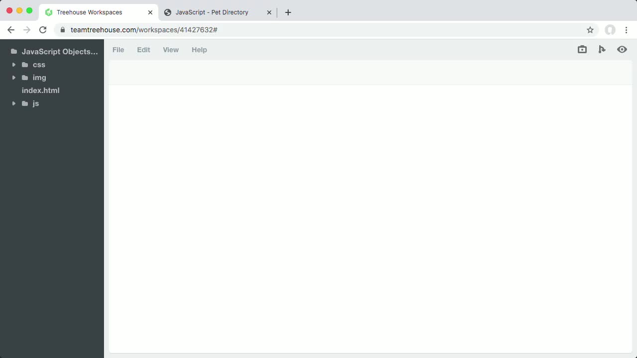 Build An Object Challenge How To Javascript Objects Treehouse