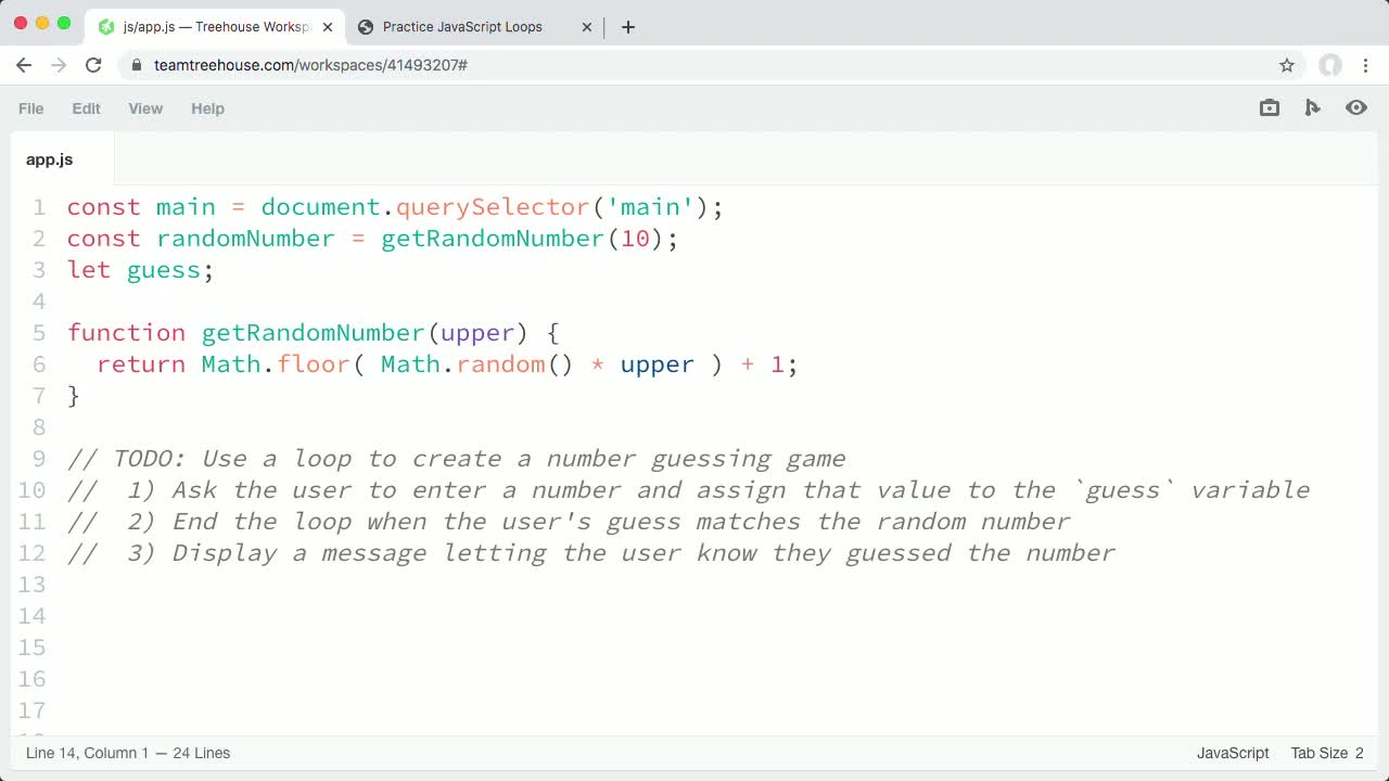Create the Loop – One Solution (How To) | Practice JavaScript Loops ...