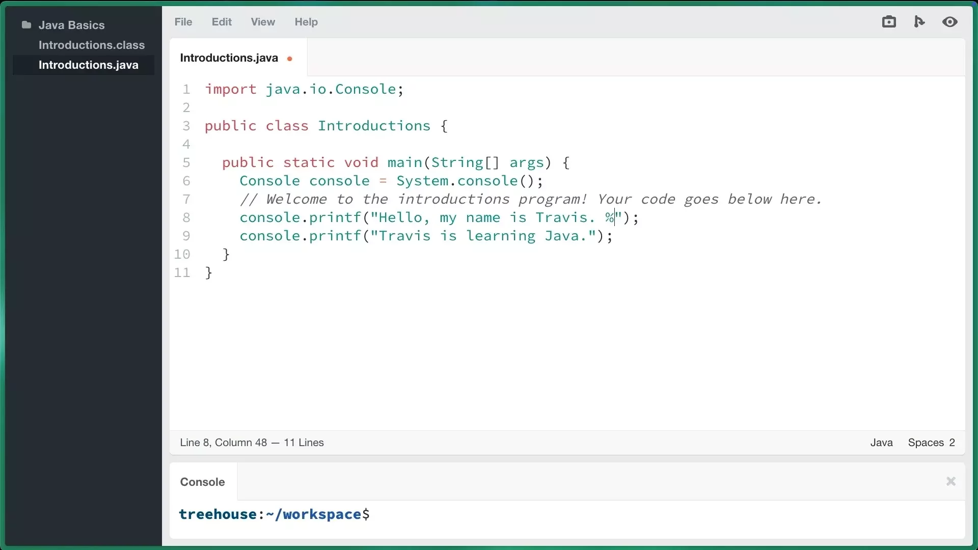 Strings and Variables (How To) | Java Basics | Treehouse