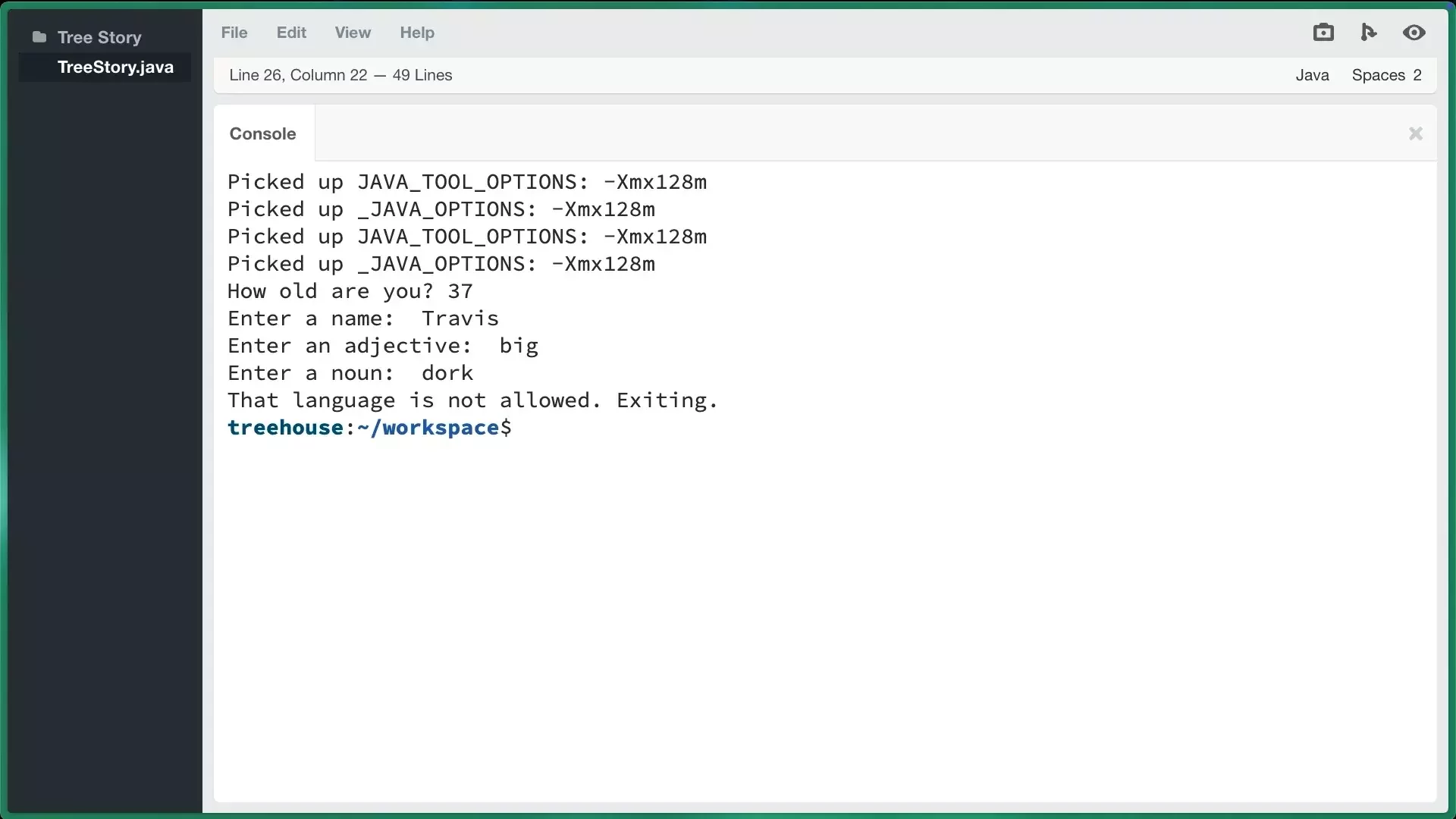 Censoring Words - Using String Equality (How To) | Java Basics | Treehouse