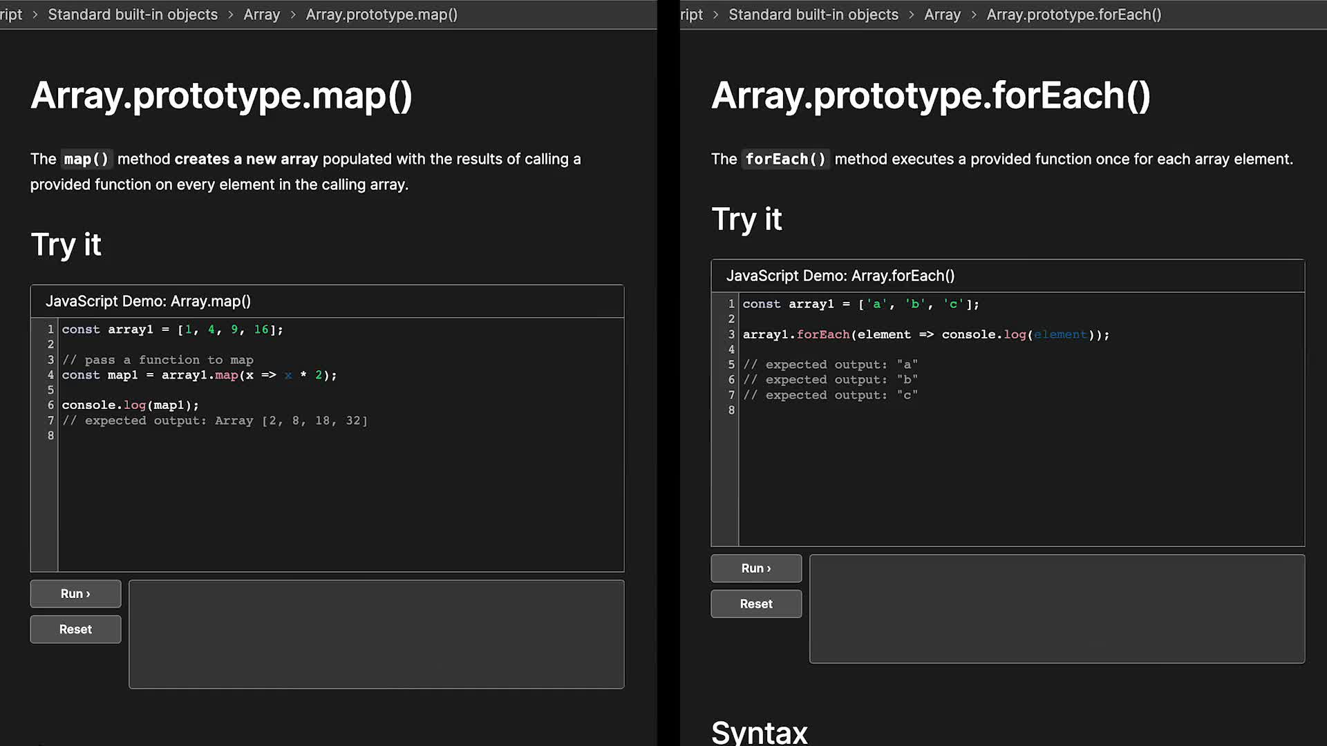 Foreach Vs Map Whats The Difference How To Treehouse 