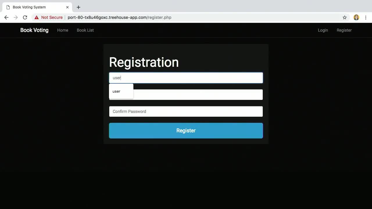 Application Overview (How To) | Introduction to User Authentication in PHP | Treehouse