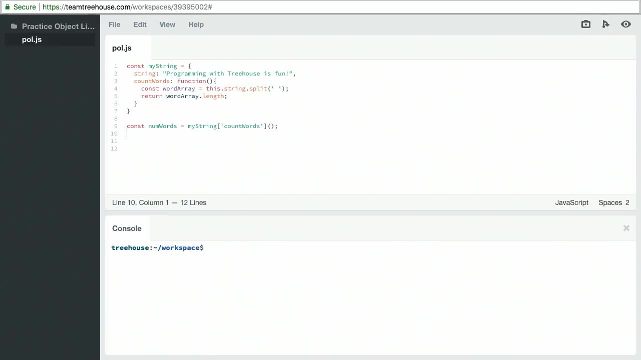 Adding a Property Solution (How To) | Practice Object Basics in ...