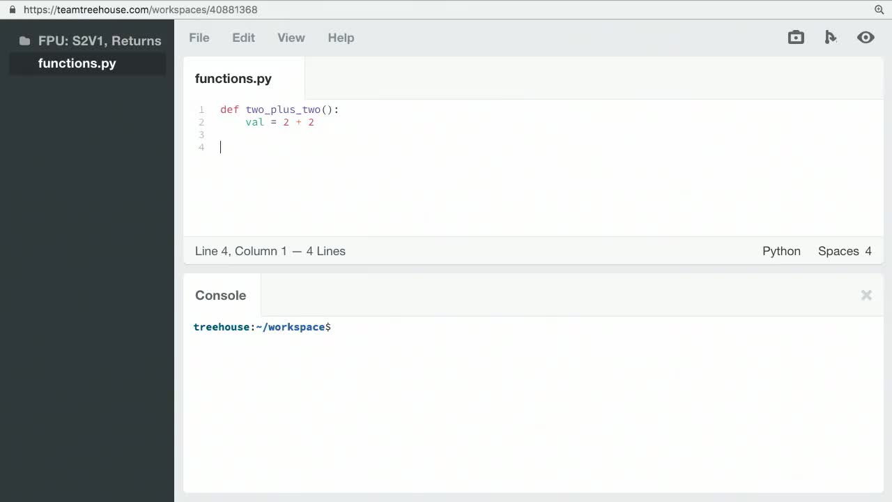 All About Returns (How To) | Functions, Packing, and Unpacking | Treehouse