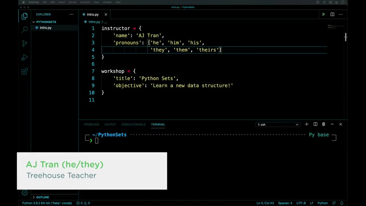 Python Sets (How To) | Treehouse