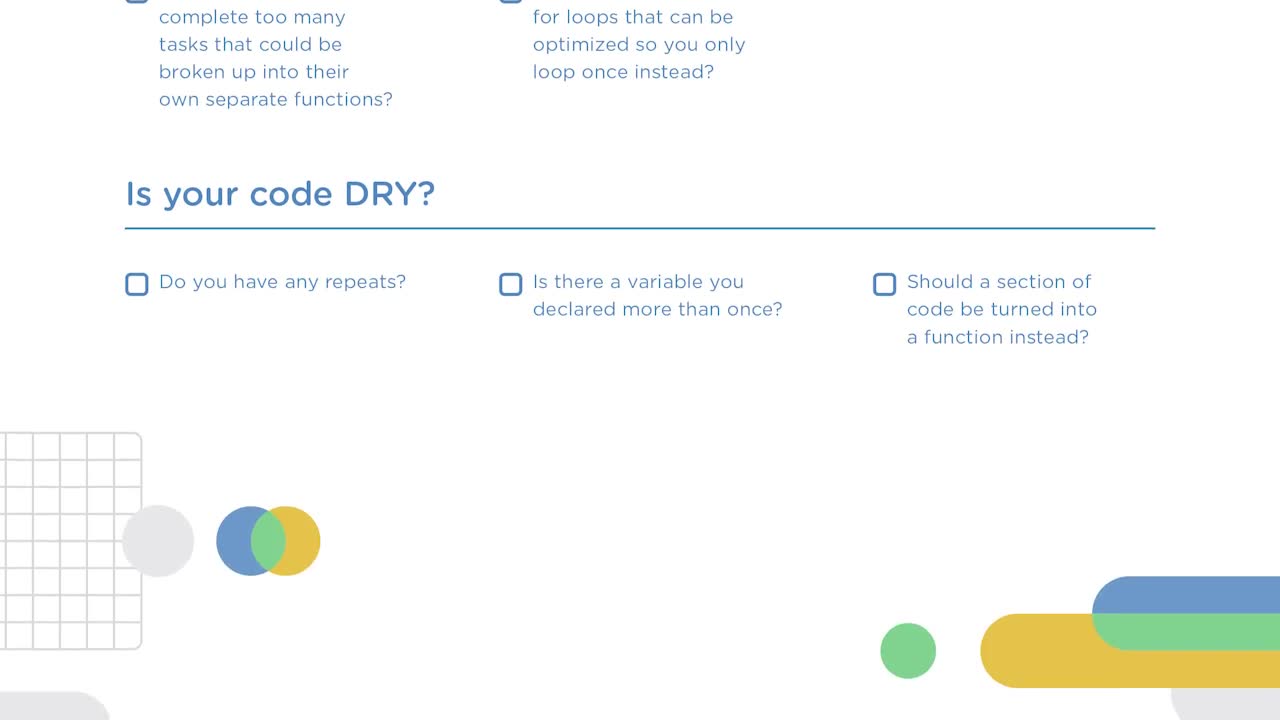 Conclusion (How To) | Structuring Your Code | Treehouse