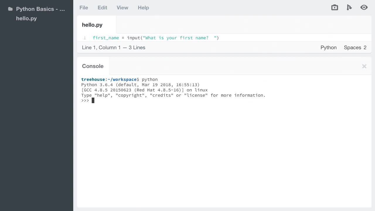 Strings And Operators How To Python Basics Treehouse 6675