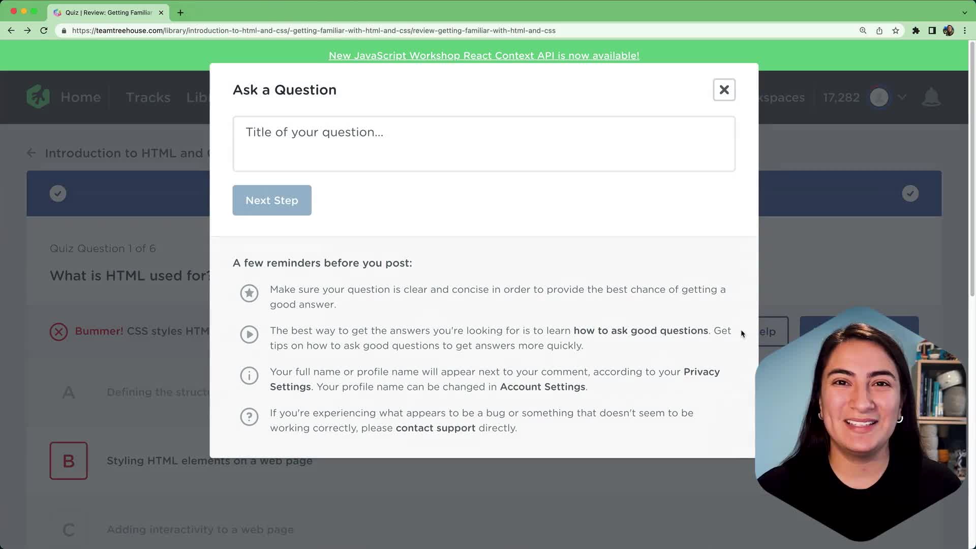 Treehouse Features: Quizzes (How To) | Treehouse Features: Quizzes | Treehouse