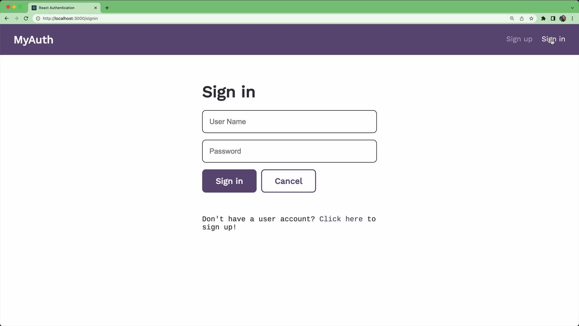 Set Up User Registration (How To) | React Authentication | Treehouse
