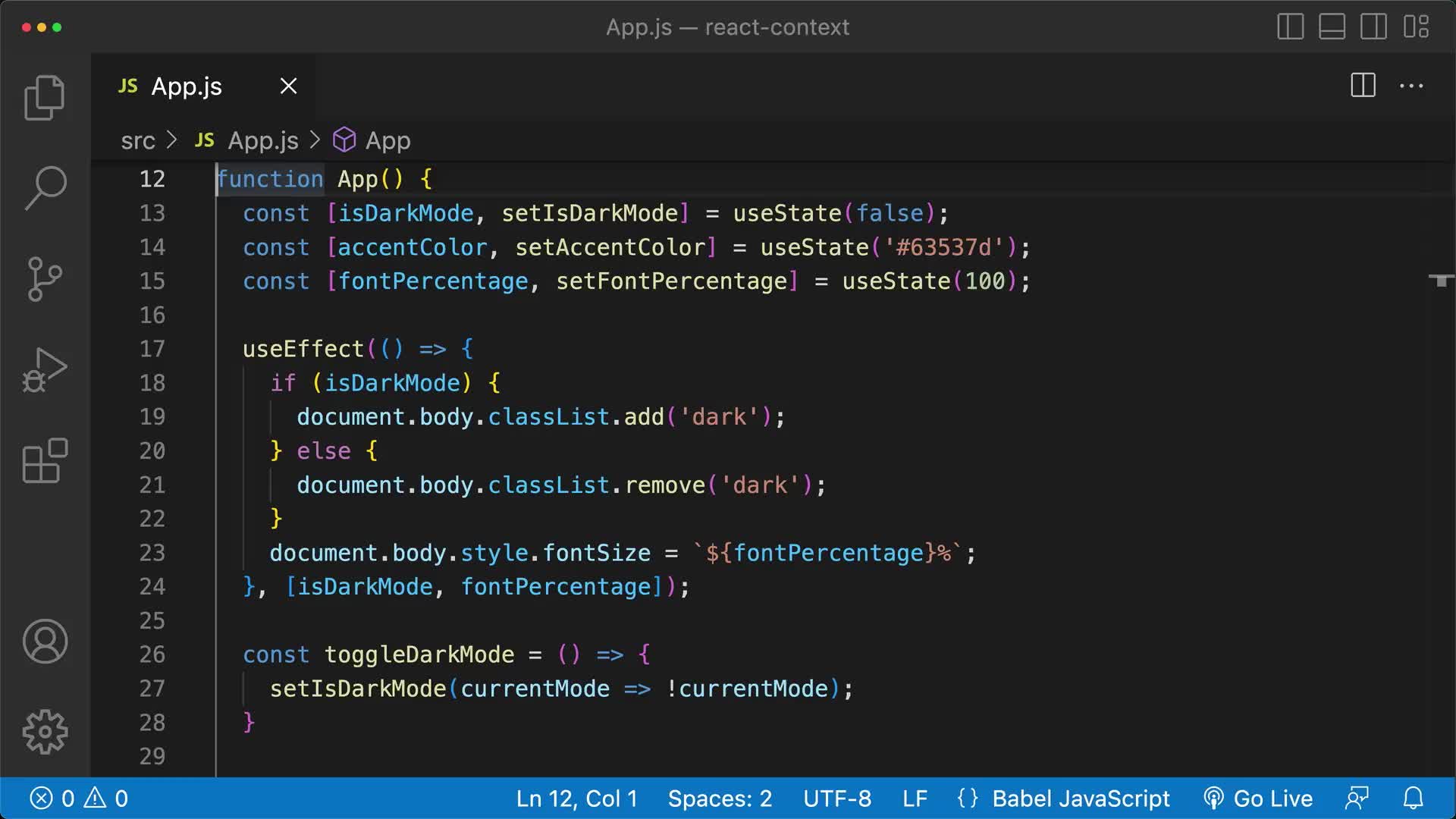 Context Challenge: Solution (How To) | React Context API | Treehouse
