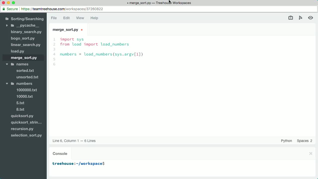 Merge Sort How To Algorithms Sorting And Searching Treehouse