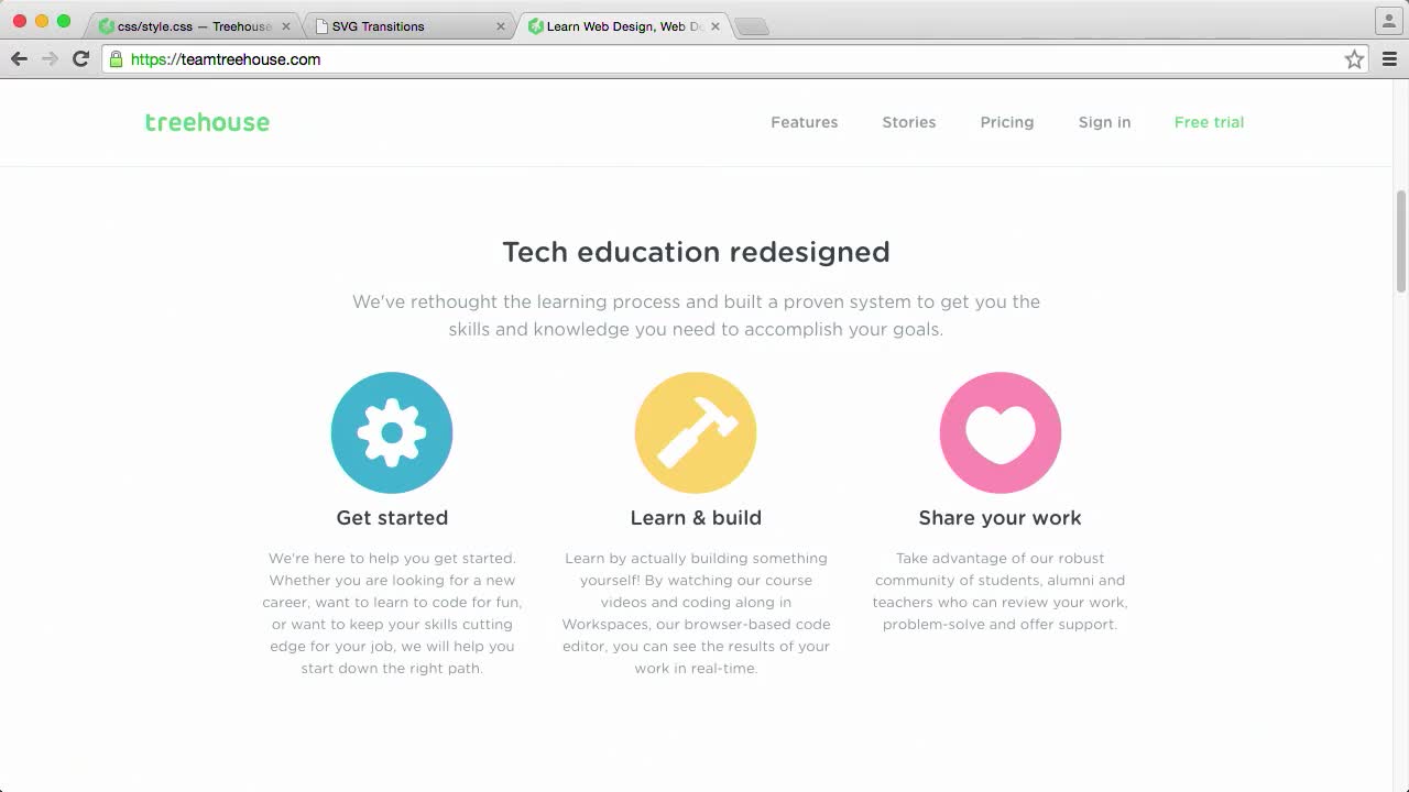 Transitioning SVG Properties (How To) | Animating SVG with CSS | Treehouse