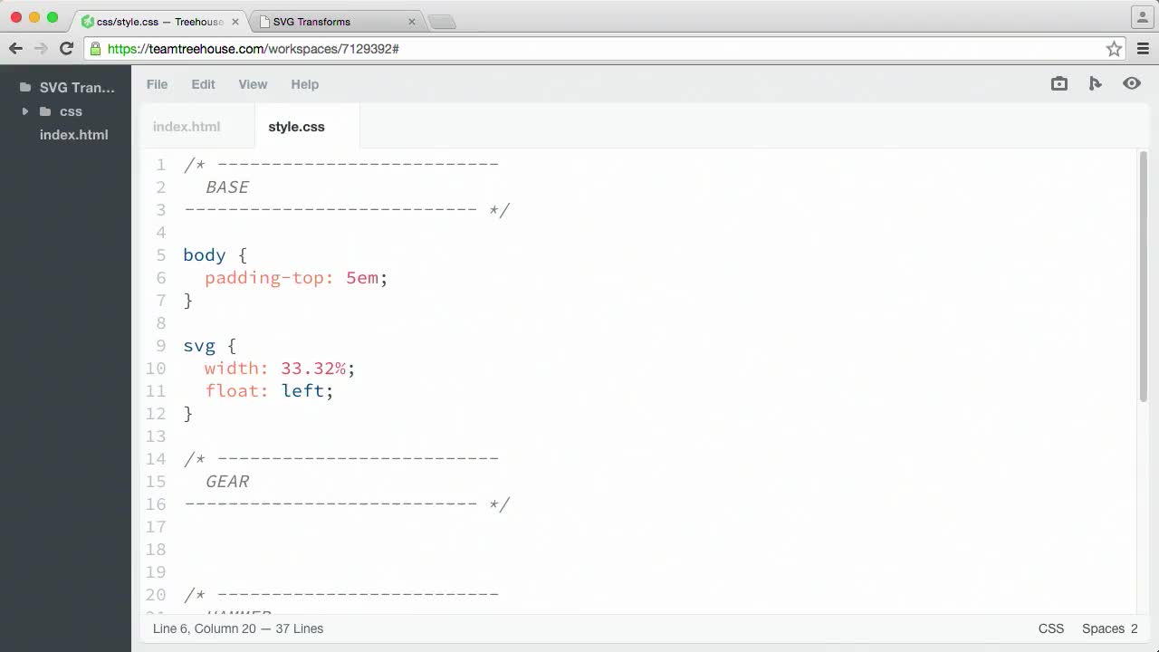 Grouping And Transforming Svg How To Animating Svg With Css Treehouse 