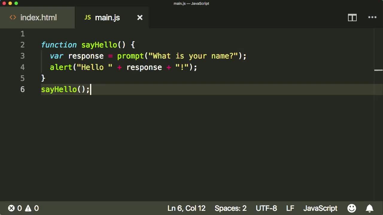 Pass Information to a Function (How To) | JavaScript Quickstart | Treehouse