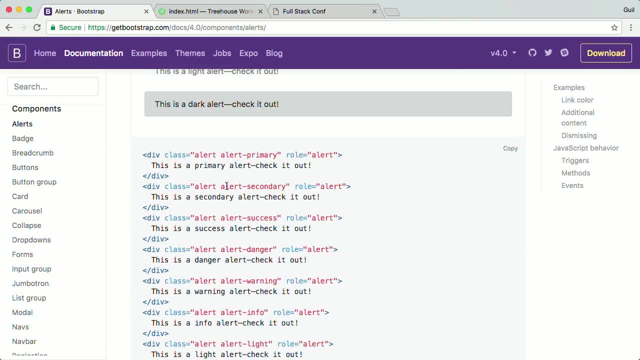 Building a Navbar (How To) | Bootstrap Basics | Treehouse