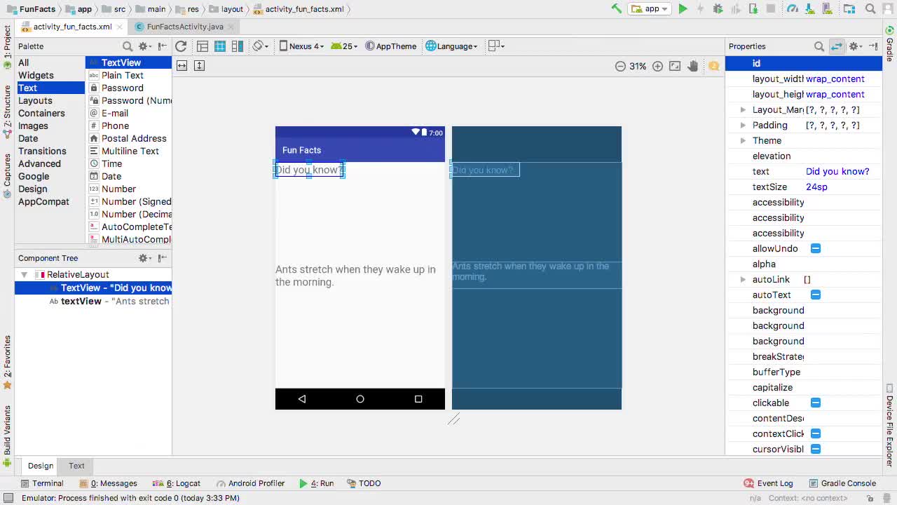 Adding A Button How To Build A Simple Android App With Java Treehouse