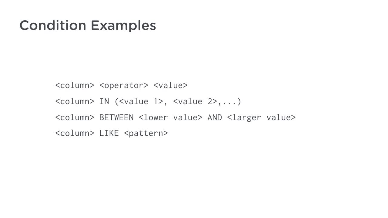 Updating Specific Rows (How To) | Modifying Data with SQL | Treehouse