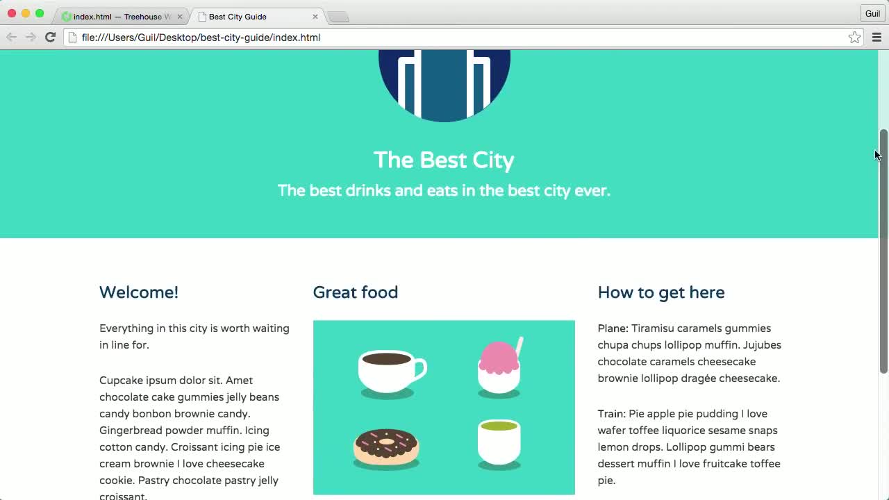 Building a Navigation Bar with Flexbox (How To) | CSS Flexbox Layout ...