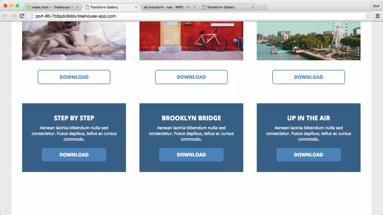 Creating A Slide Transition How To Css Transitions And Transforms Treehouse