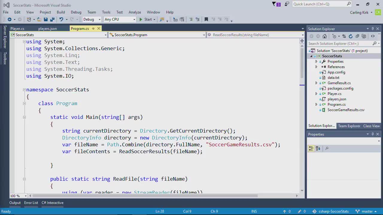 Deserializing with Json.NET (How To) | C# Streams and Data Processing | Treehouse