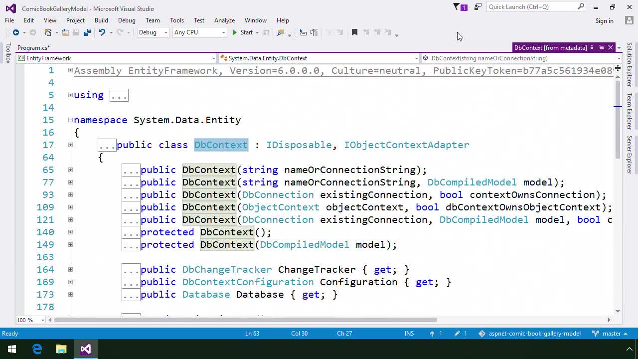 Using the Context (How To) | Entity Framework Basics | Treehouse