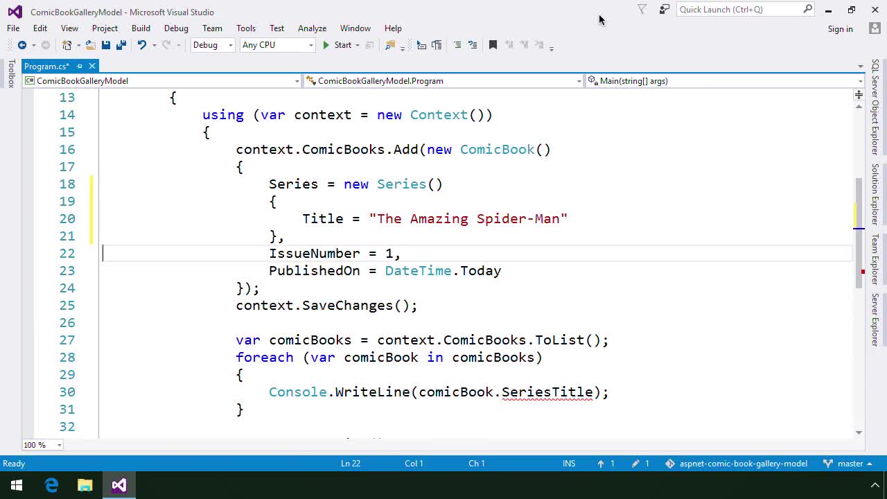 Using a One-to-Many Relationship (How To) | Entity Framework Basics | Treehouse