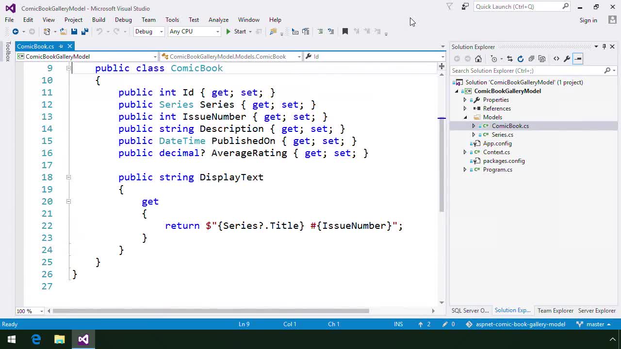 Defining A Foreign Key Property How To Entity Framework Basics